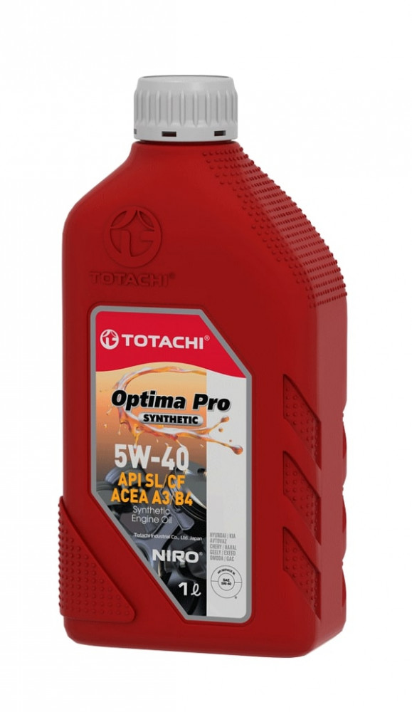 Масло моторное TOTACHI NIRO Optima PRO, Синтетическое, 5W-40, SL/CF, 1 л - mcmauto